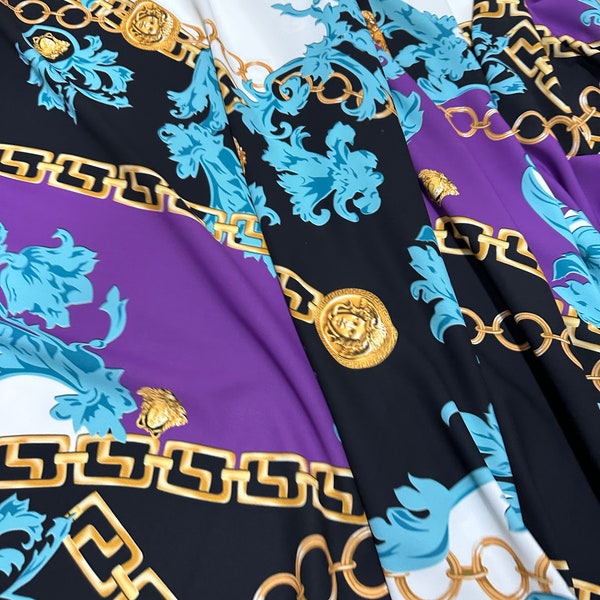 Chain Print Fabric - Etsy