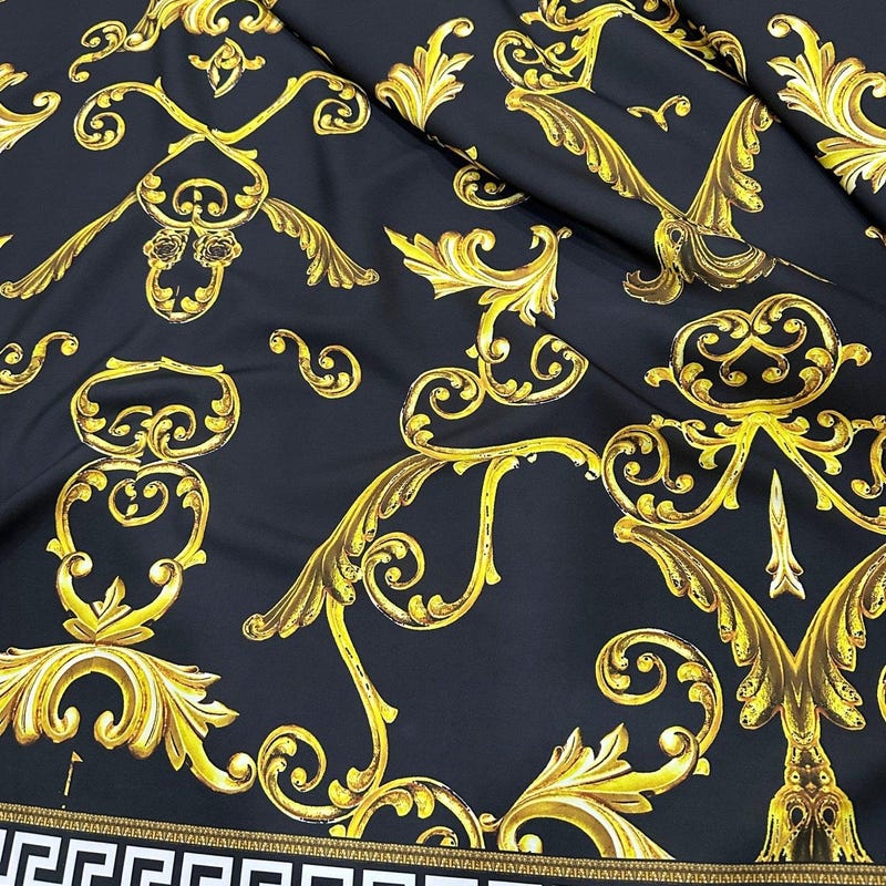 Versace Fabric - Etsy