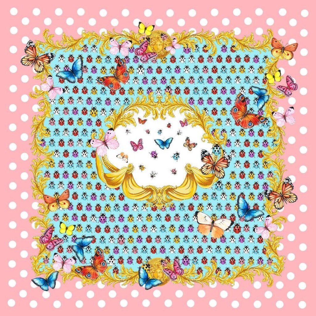 Butterflies Pink Polka Dot Panel Fabric – 2 Panels per Yard - Etsy