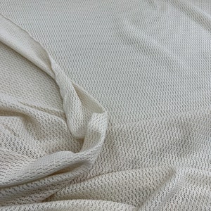 Cotton Fish Net Mesh Fabric, %100 Cotton Off-white Mesh Fabric - Etsy