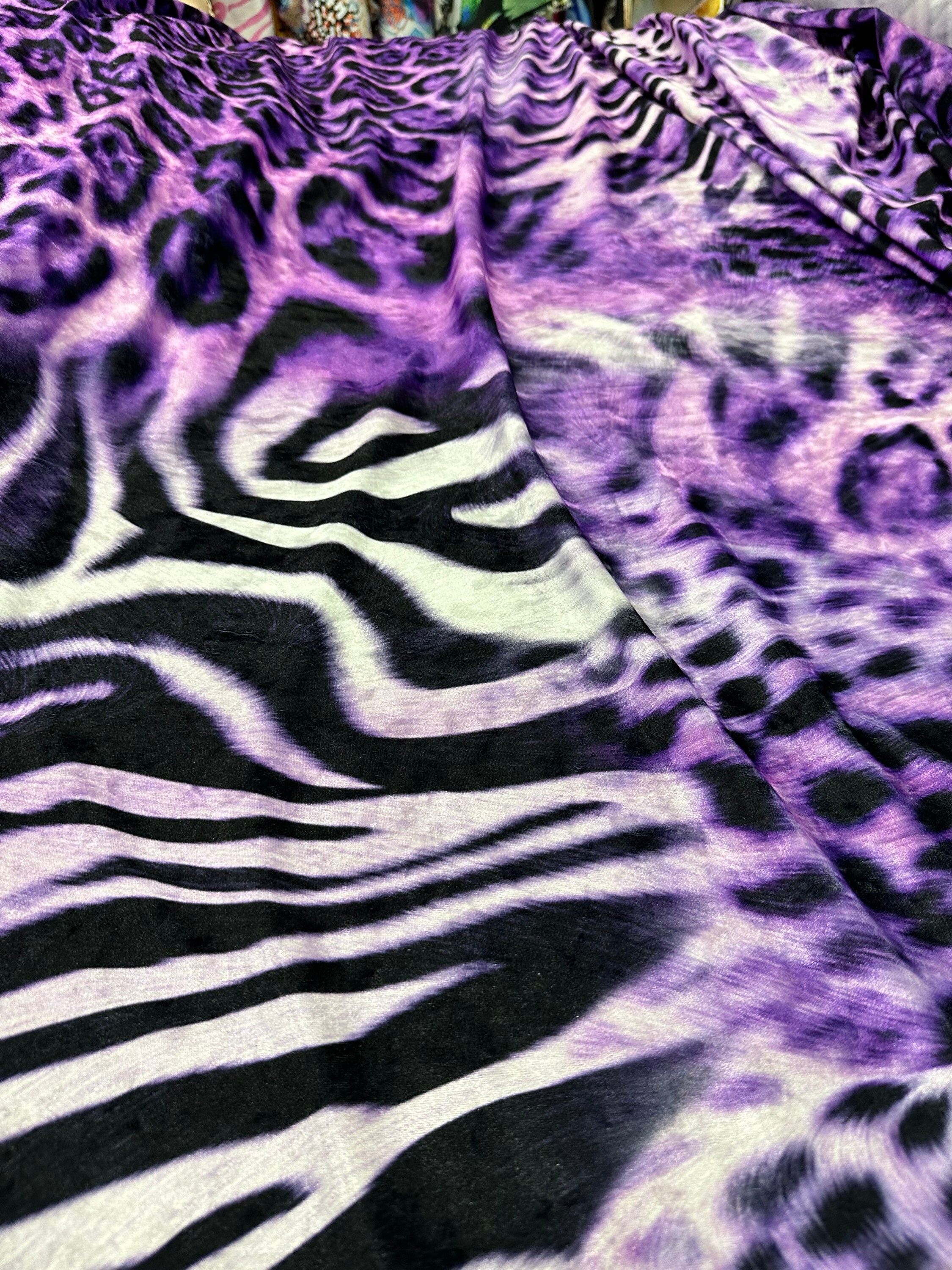 Strech Velvet Fabric Leopard Pattern Fabric Dress Fabric - Etsy