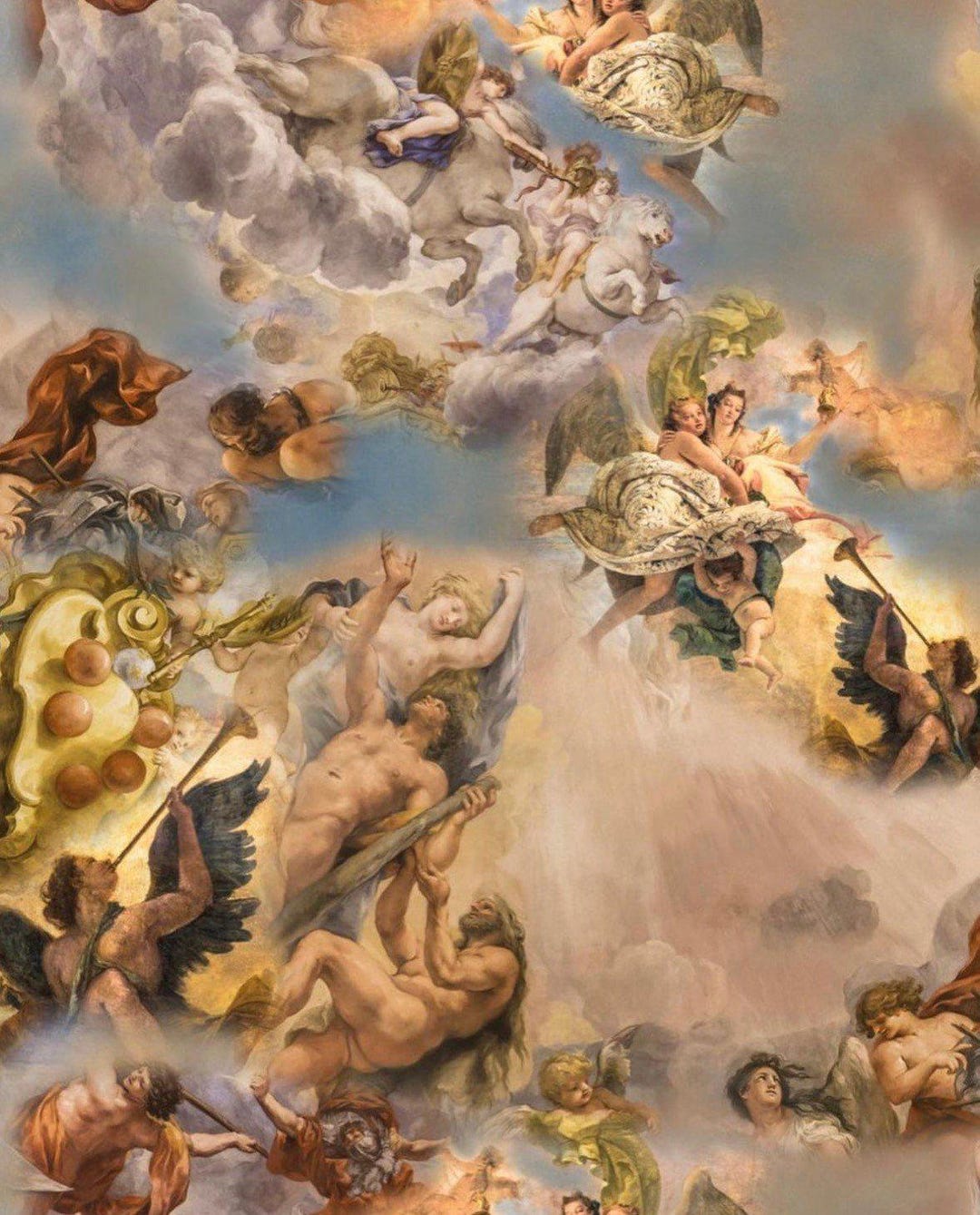 Angel Print Fabric - Floral Pattern Fabric by the Yard - Etsy