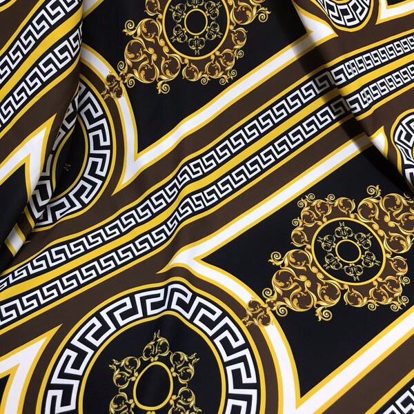 Greek Key Fabric - Etsy