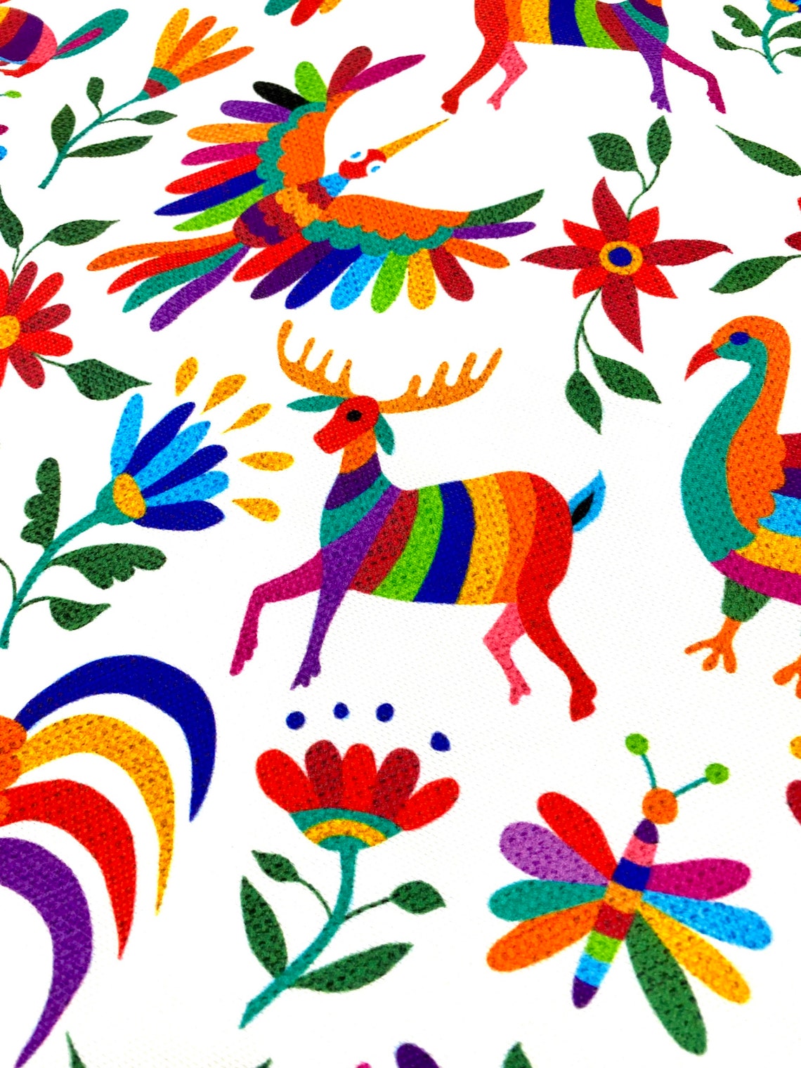 Mexican Otomi Patternupholstery Fabric Digital Print Fabric - Etsy