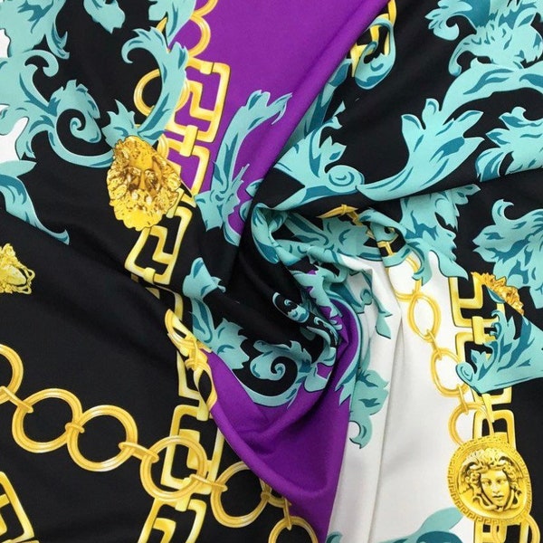 Chain Print Fabric - Etsy