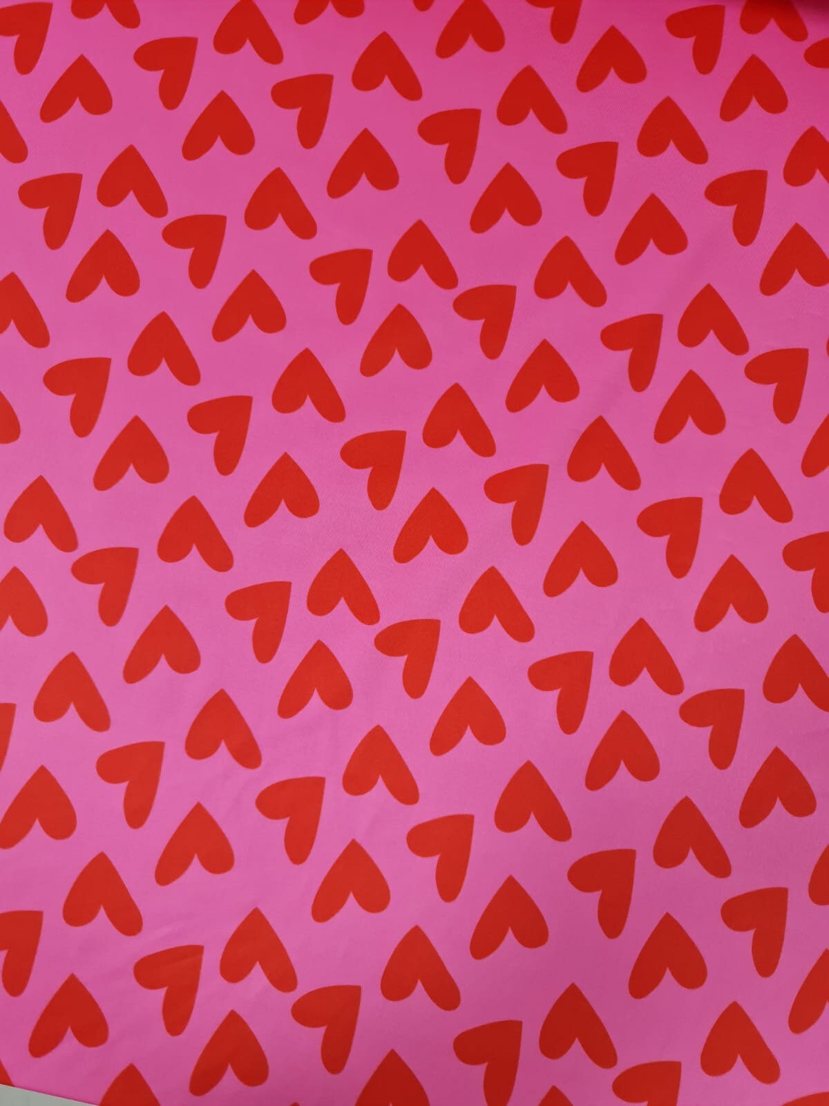 Heart Print Fabric High Quality Spandex 4-way Stretch Fabric - Etsy