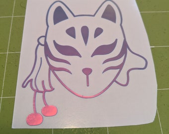 Kitsune Car Decal - Etsy