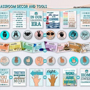 Under the Sea Classroom Décor Bundle- Digital Download- Classroom Signs ...