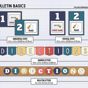 Visual Directions & Supplies Needed Classroom Decor Kit- Visual ...