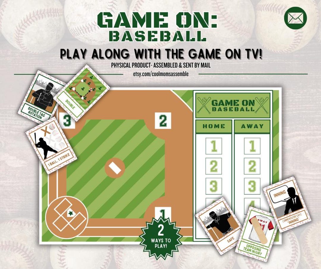 Game On: Baseball- Interactive Board Game- Play With the Game on TV ...