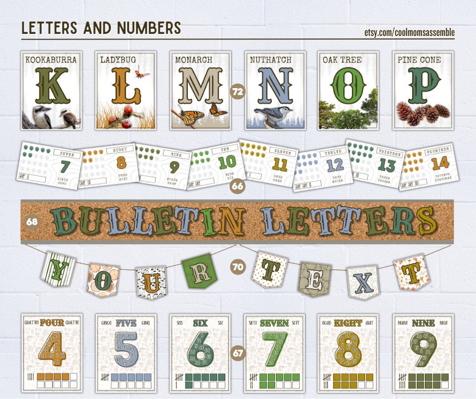 Cozy Cabin Classroom Décor Bundle Digital Download Class Décor Neutral ...