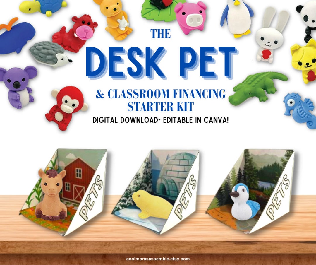Desk Pet & Classroom Financing Starter Kit Desk Pet Habitats Desk Pet ...