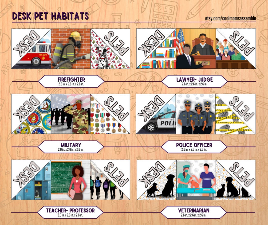 The Professions Edition Desk Pet Habitat Kit Desk Pet Habitats Popular ...