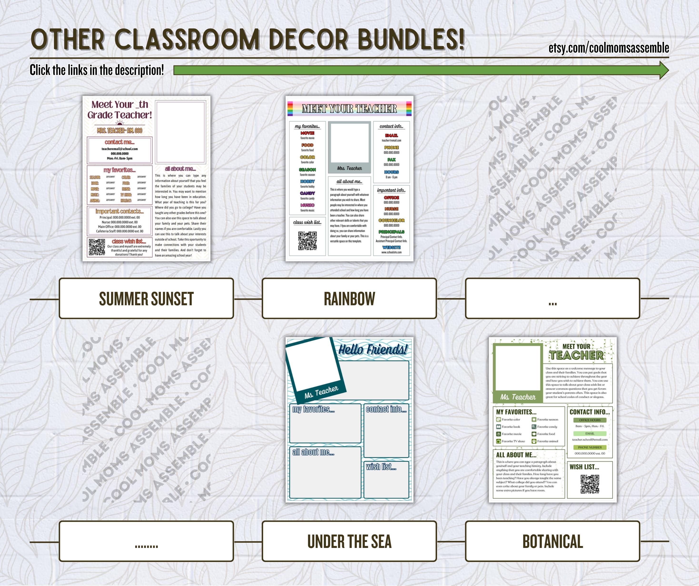 Cozy Cabin Classroom Décor Bundle- Digital Download- Class Décor ...