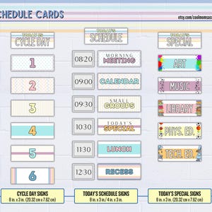 Pretty Pastels Classroom Calendar Bundle- School Calendar Bundle ...