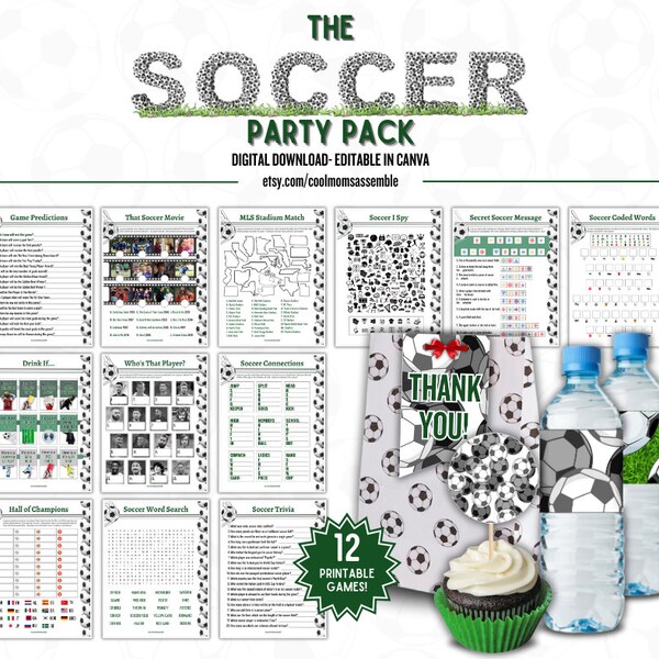 Soccer Party - Etsy