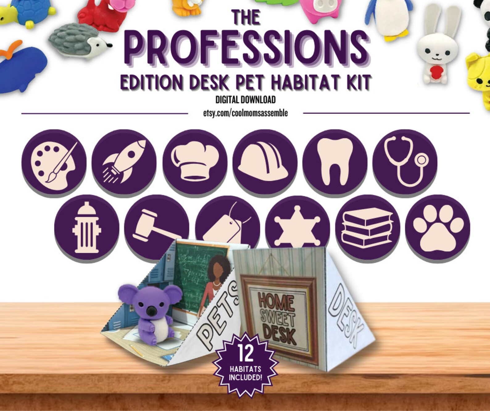 The Professions Edition Desk Pet Habitat Kit Desk Pet Habitats Popular ...