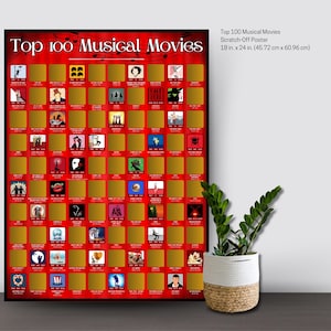 Broadway Musicals Scratch Poster - Etsy