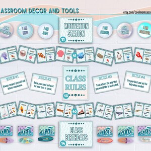 Under the Sea Classroom Décor Bundle- Digital Download- Classroom Signs ...