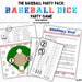 Baseball Dice Game- Printable Baseball Game- Baseball Party Game- Printable Party Game- Baseball ...