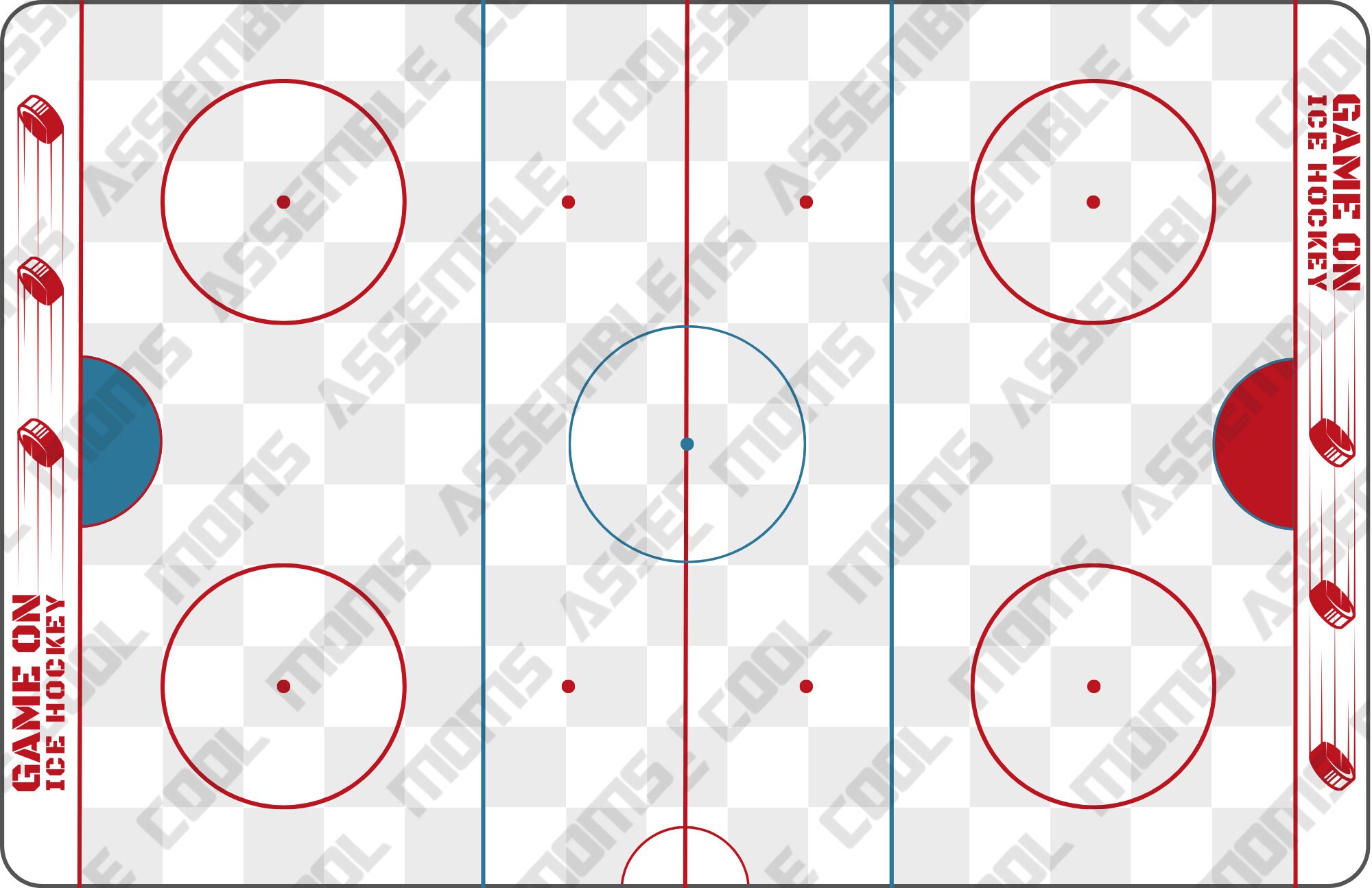 Game On: Ice Hockey Interactive Ice Hockey Board Game Play With the ...