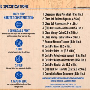 Desk Pet & Classroom Financing Starter Kit- Desk Pet Habitats- Desk Pet ...