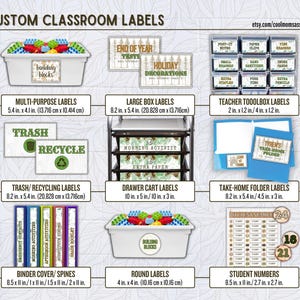Cozy Cabin Classroom Décor Bundle- Digital Download- Class Décor ...