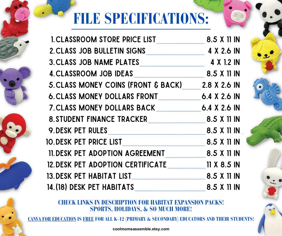 Desk Pet & Classroom Financing Starter Kit Desk Pet Habitats Desk Pet ...