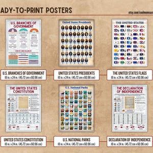 Social Studies Posters Classroom Decor Bundle- History Posters- Civil ...