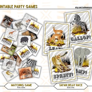 African Safari Birthday Bundle- Safari Birthday Party- Safari Party ...
