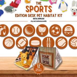 The Sports Edition Desk Pet Habitat Kit- Desk Pet Habitats- Popular ...