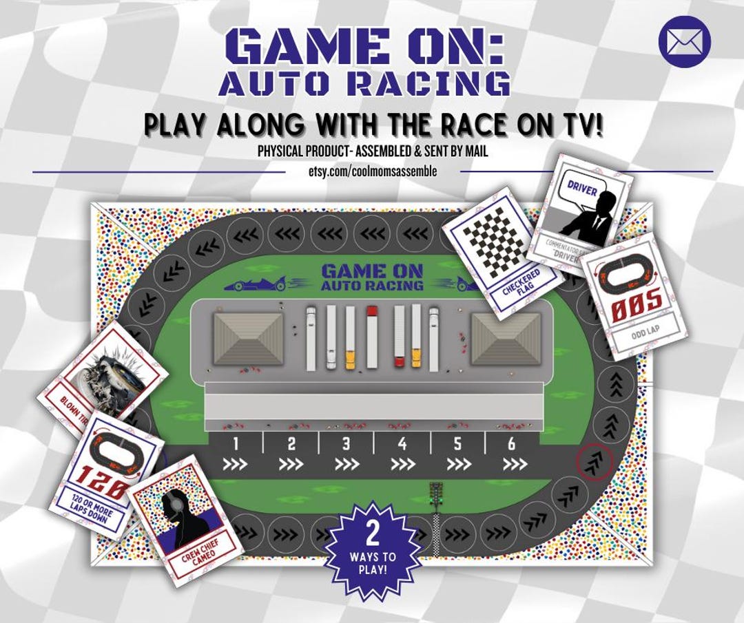 Game On: Auto Racing- Interactive Board Game- Play With the Race on TV ...