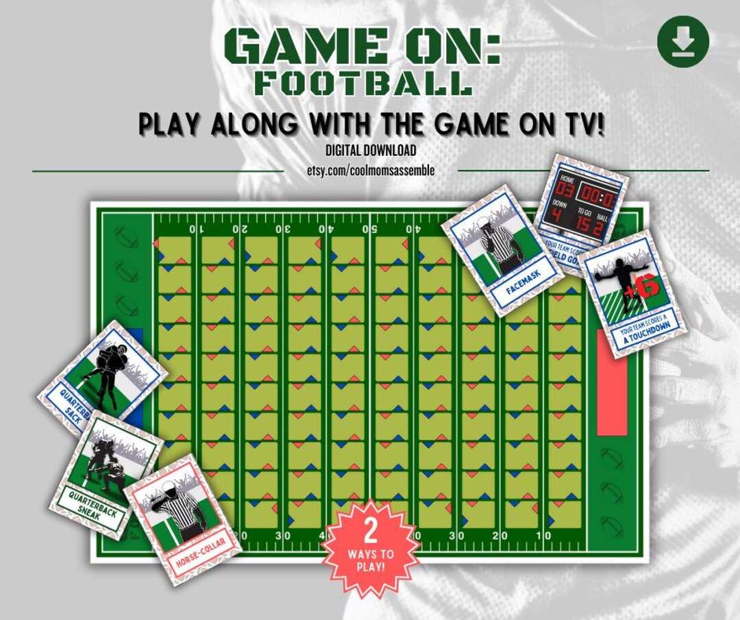 Game On: Football Interactive Football Board Game Play With the Game on ...