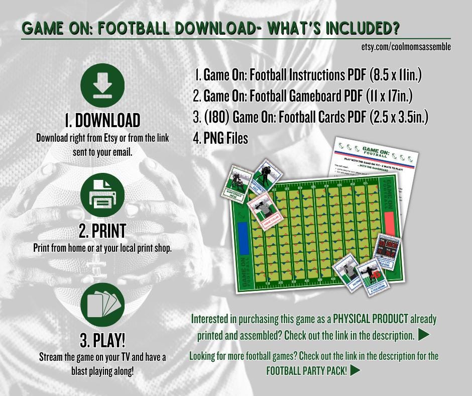 Game On: Football- Interactive Football Board Game- Play With the Game ...