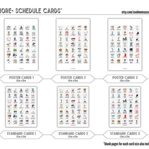 Minimalist Visual Chore- Schedule Chart- Daily Responsibilities for ...
