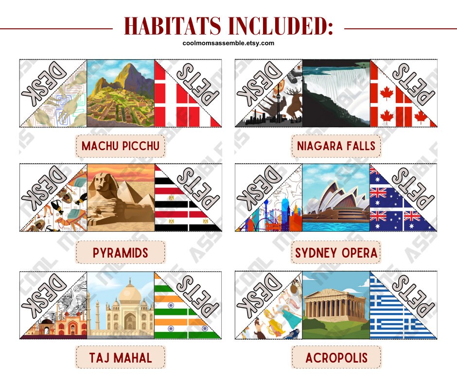 The Landmarks Edition Desk Pet Habitat Kit Desk Pet Habitats Popular ...