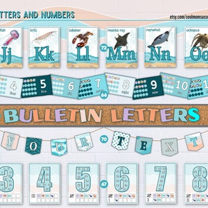 Under the Sea Classroom Décor Bundle- Digital Download- Classroom Signs ...