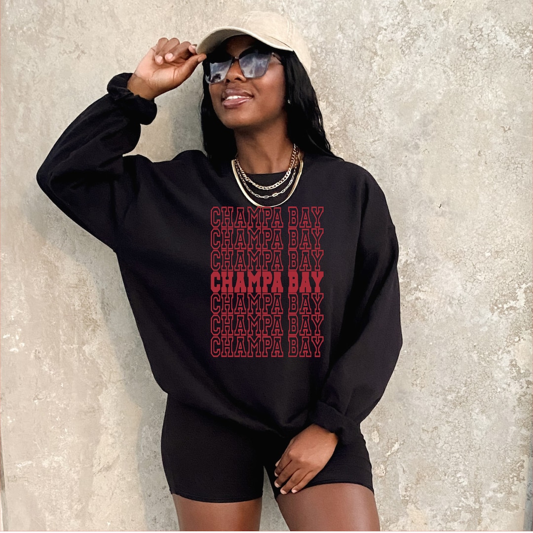 Champa Bay, Fan, Varsity, Stacked Font, Sweatshirt, Unisex - Etsy
