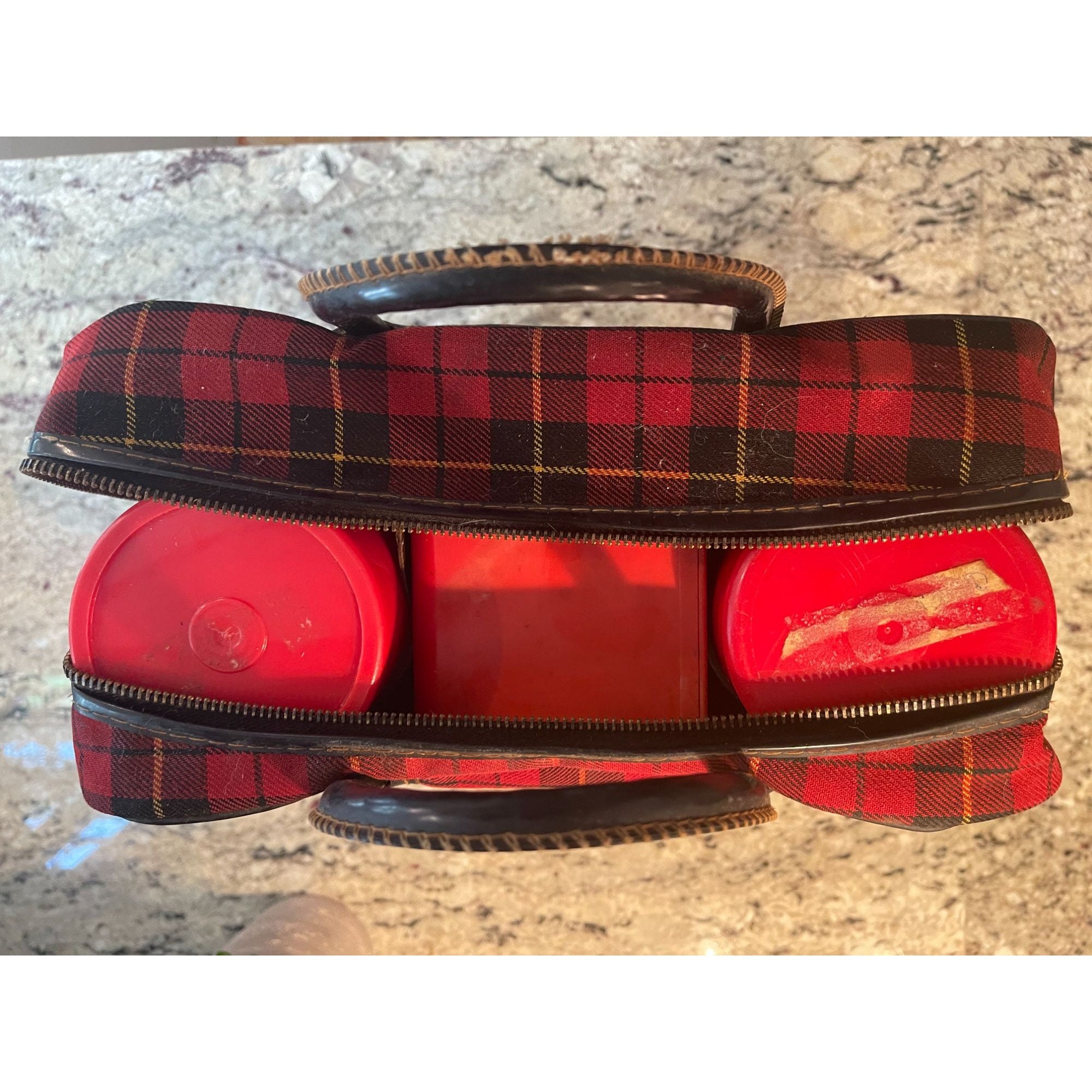 Sears Roebuck J.C. Higgins Plaid Lunch Box for 2 Vintage - Etsy