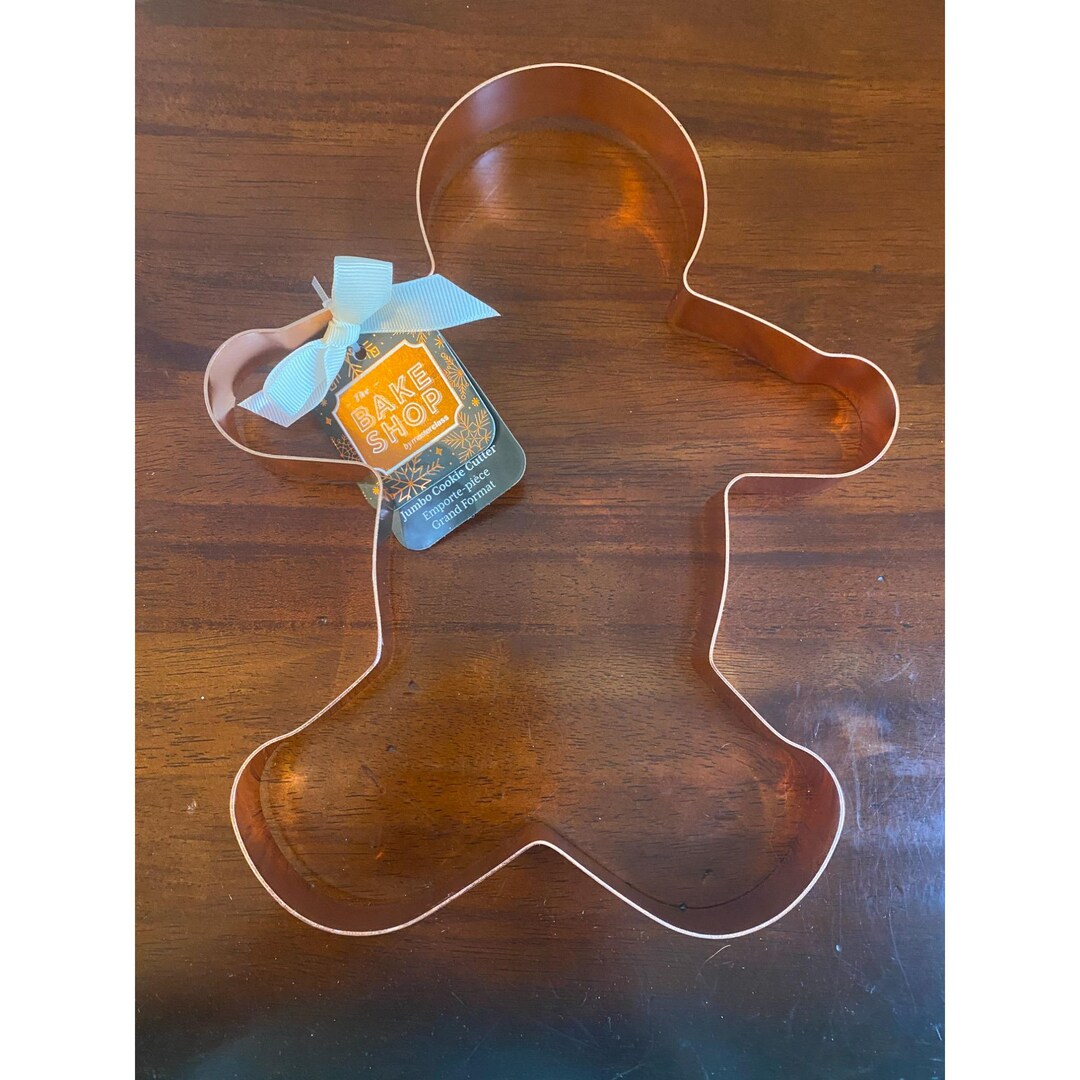 Stainless Steel 11 Jumbo Gingerbread Man Cookie Cutter, NWT - Etsy