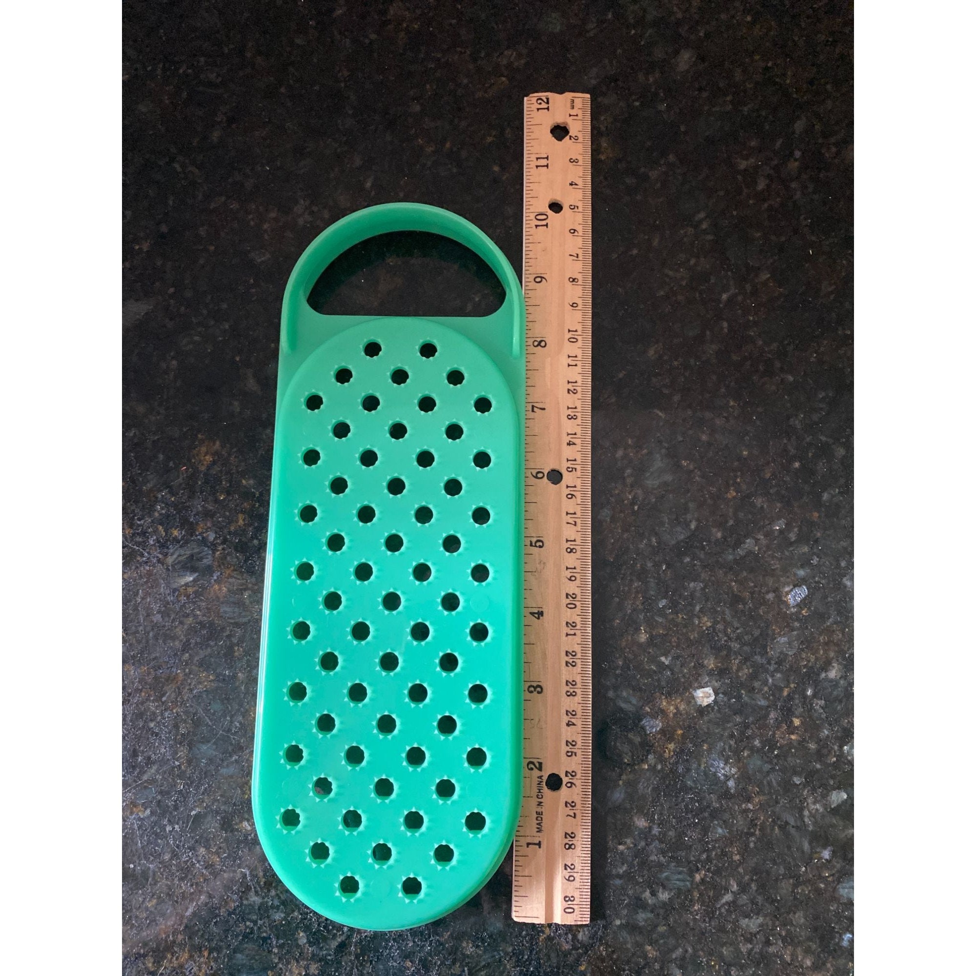 Vintage Tupperware 1375 Green Cheese Grater and Storage Container W ...