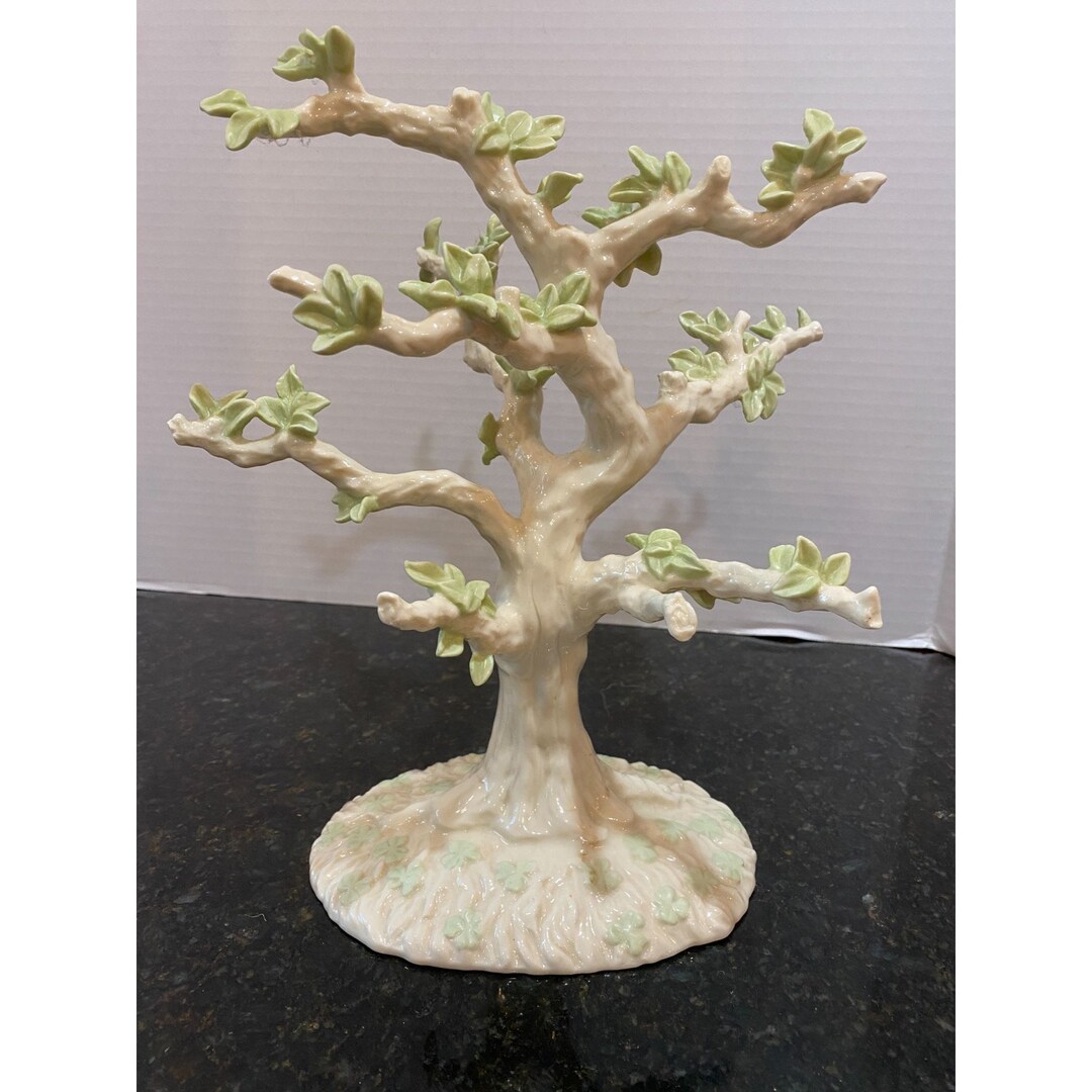 Lenox Mini-ornament Luck of the Irish Tree, Pale Green Spring Leaves ...
