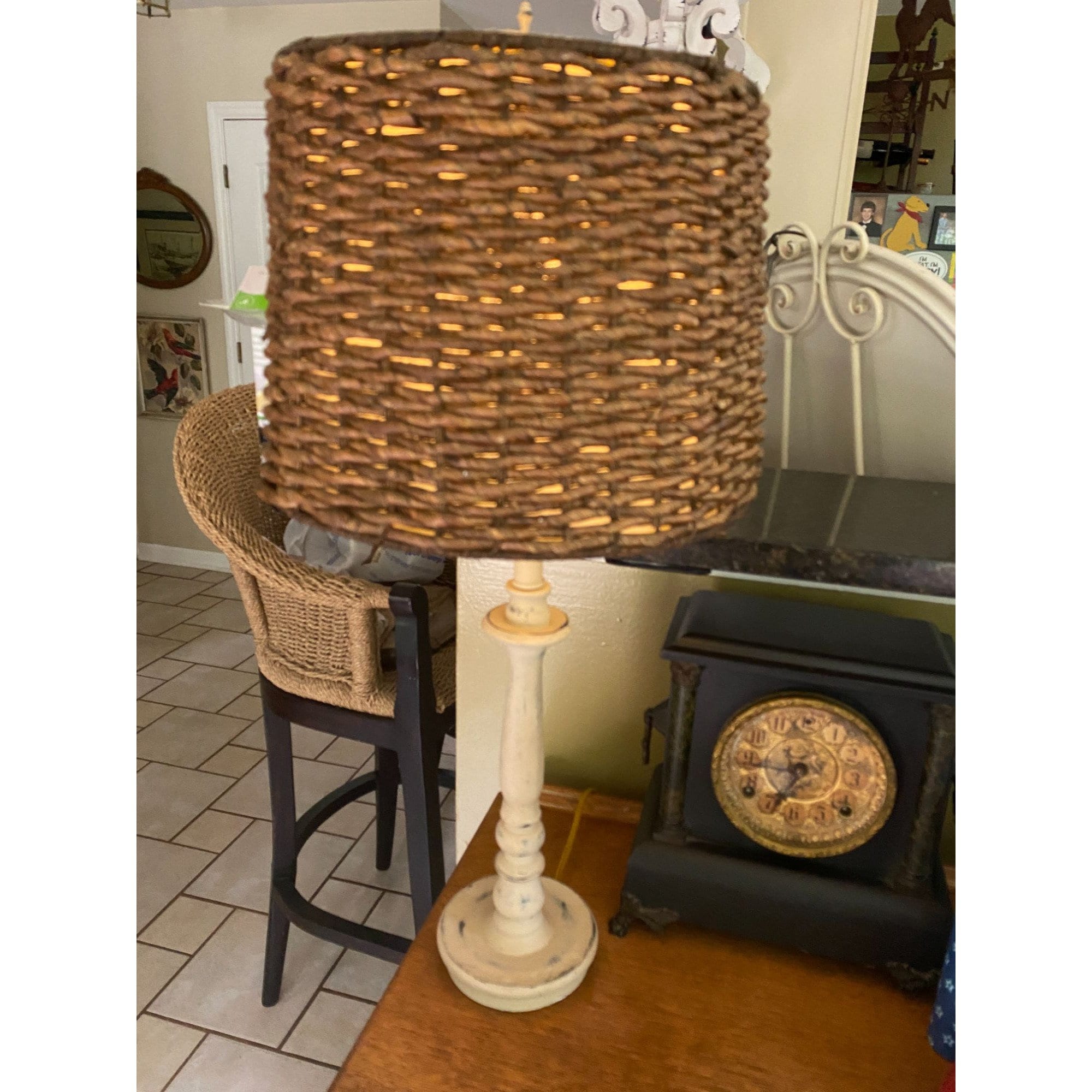 Wicker Lamp Shade 12 Wide - Etsy