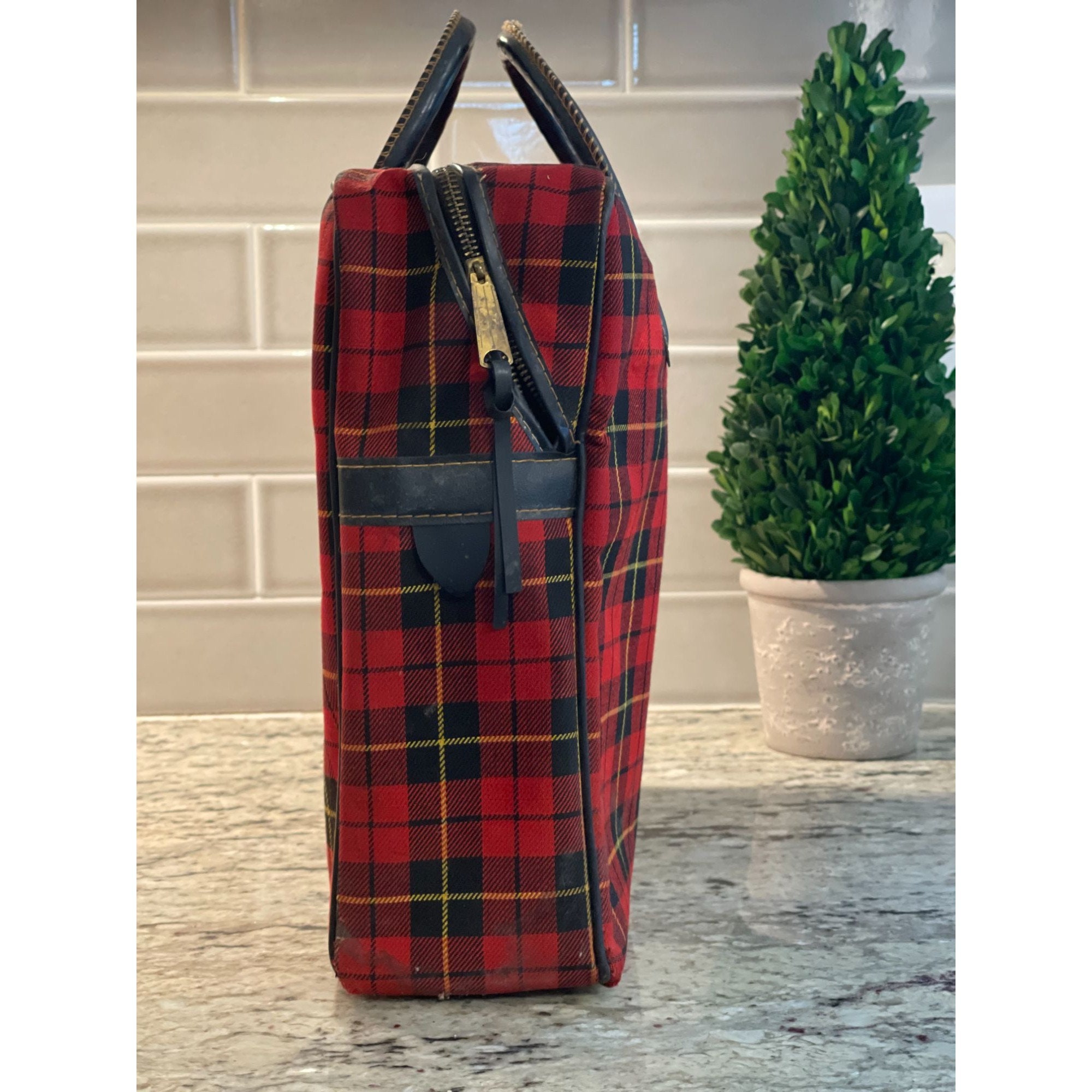 Sears Roebuck J.C. Higgins Plaid Lunch Box for 2 Vintage - Etsy