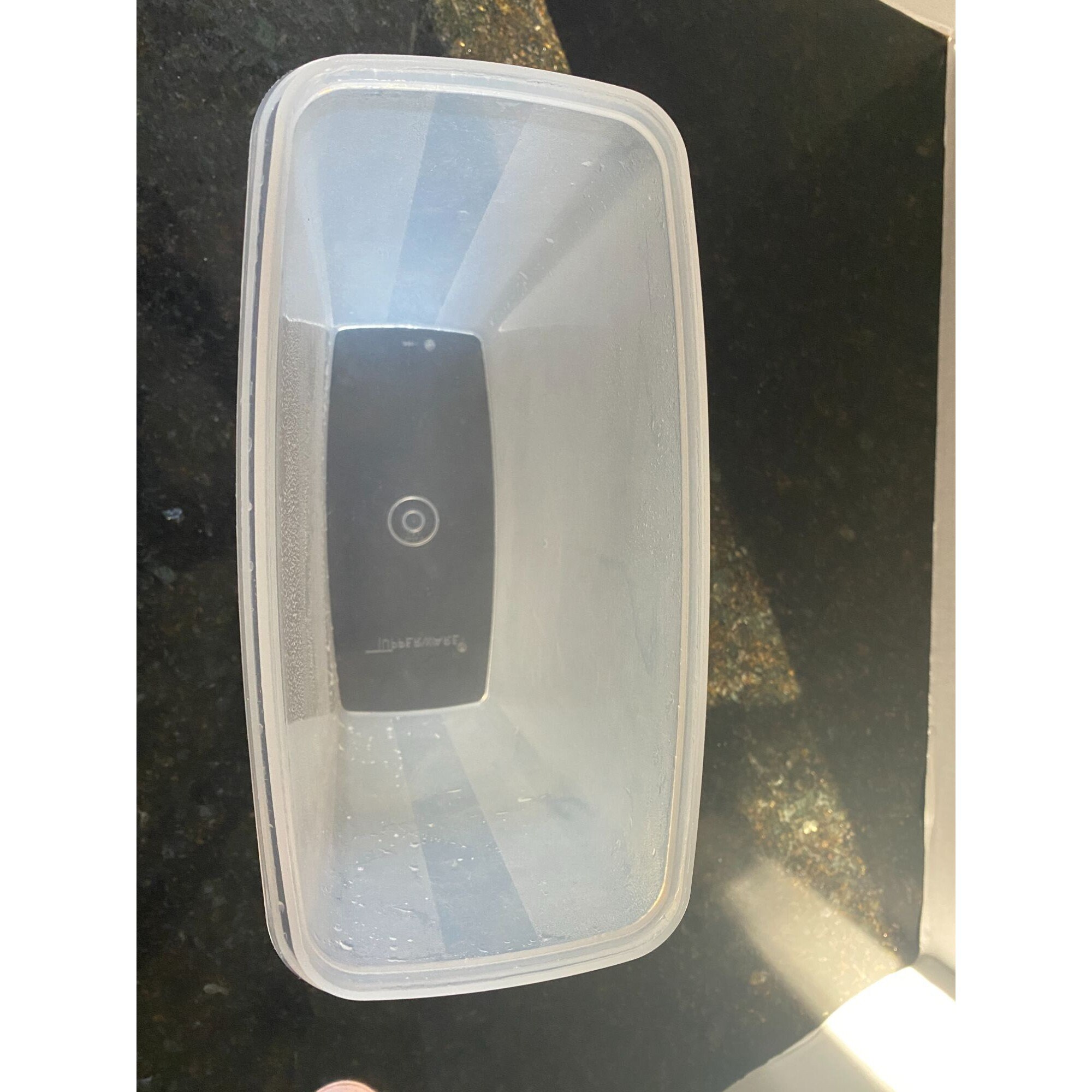 Vintage TUPPERWARE Rectangular Modular Mate 1588-1 With Pink Flip Top ...