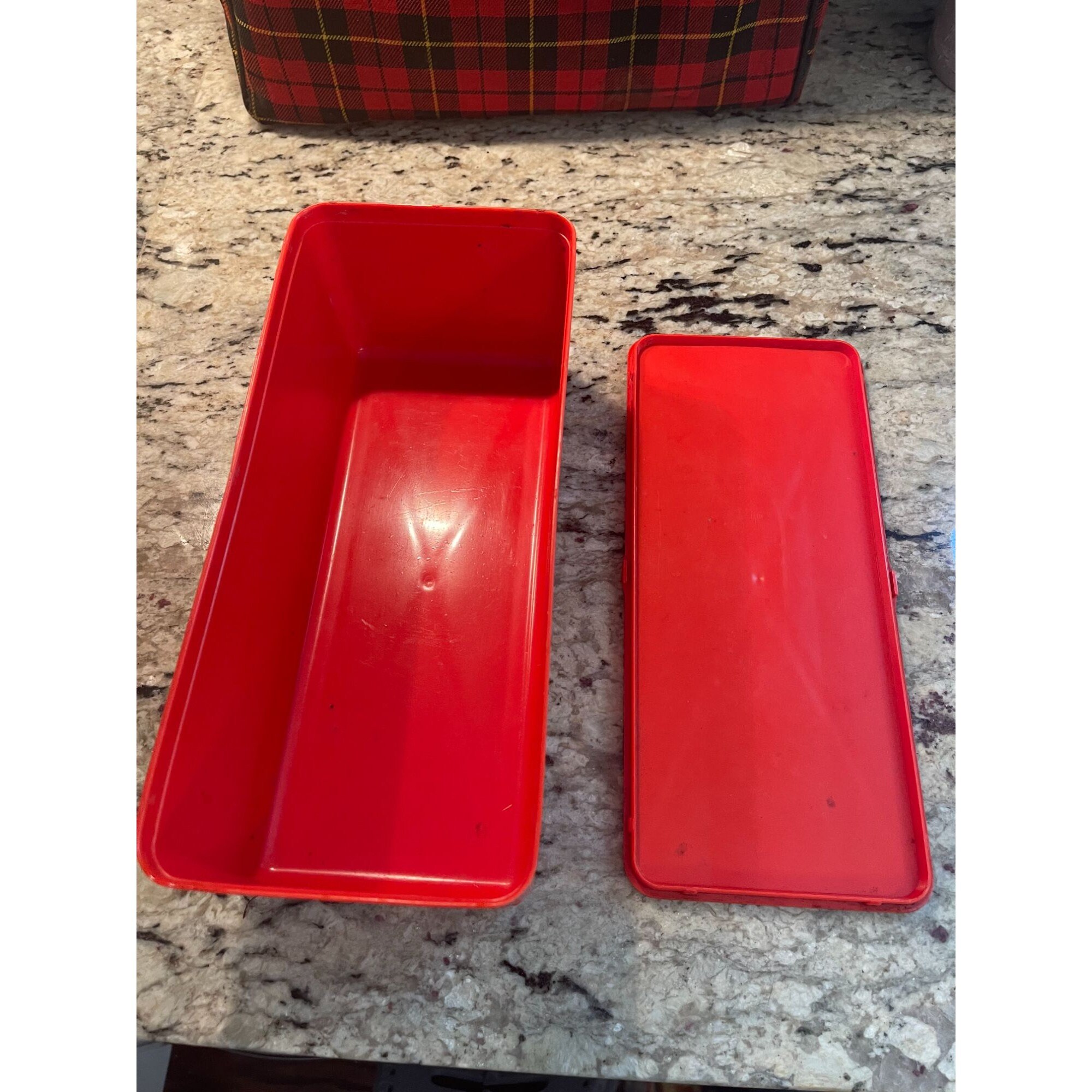 Sears Roebuck J.C. Higgins Plaid Lunch Box for 2 Vintage - Etsy