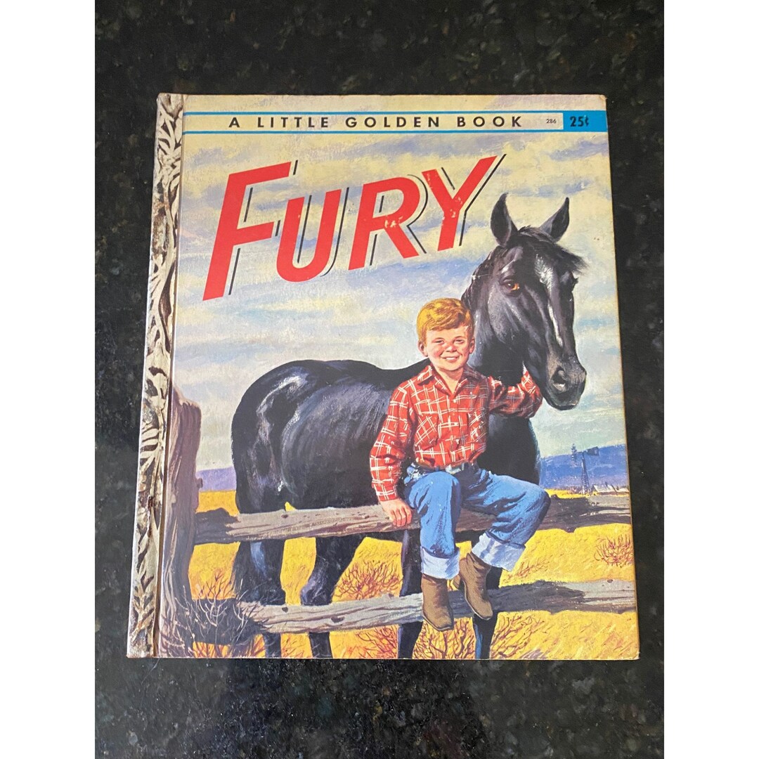 Little Golden Book, "fury", Simon & Schuster, Kathleen Irwin, 1957 - Etsy