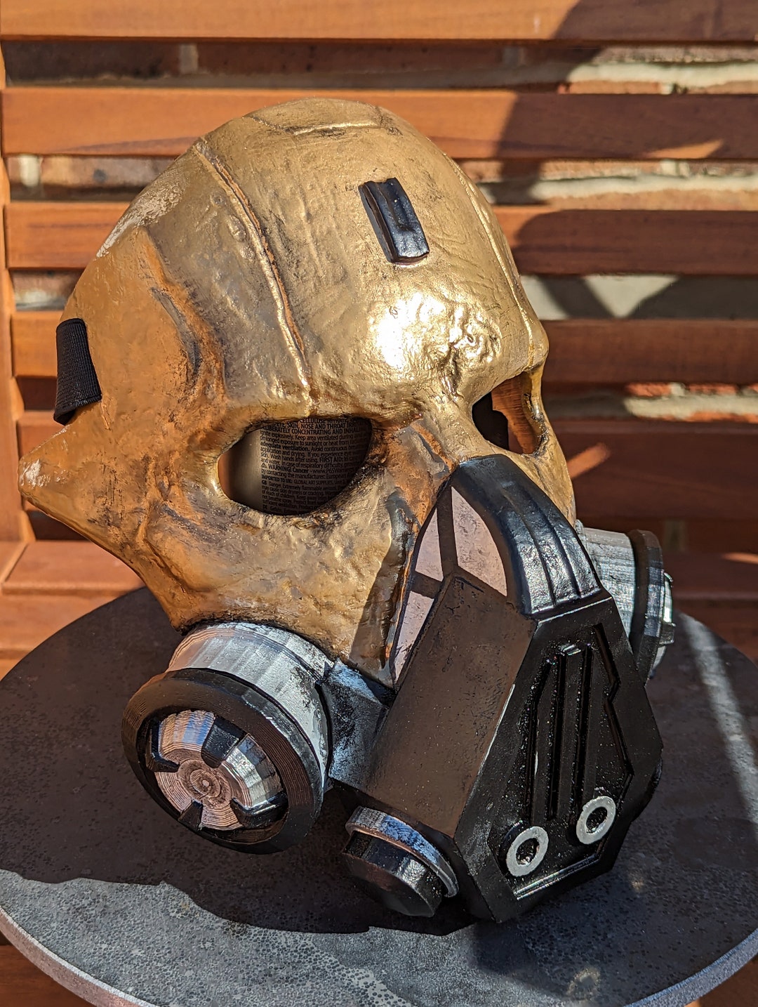 Apex Legends Caustic Mask Blackherth Skin Etsy