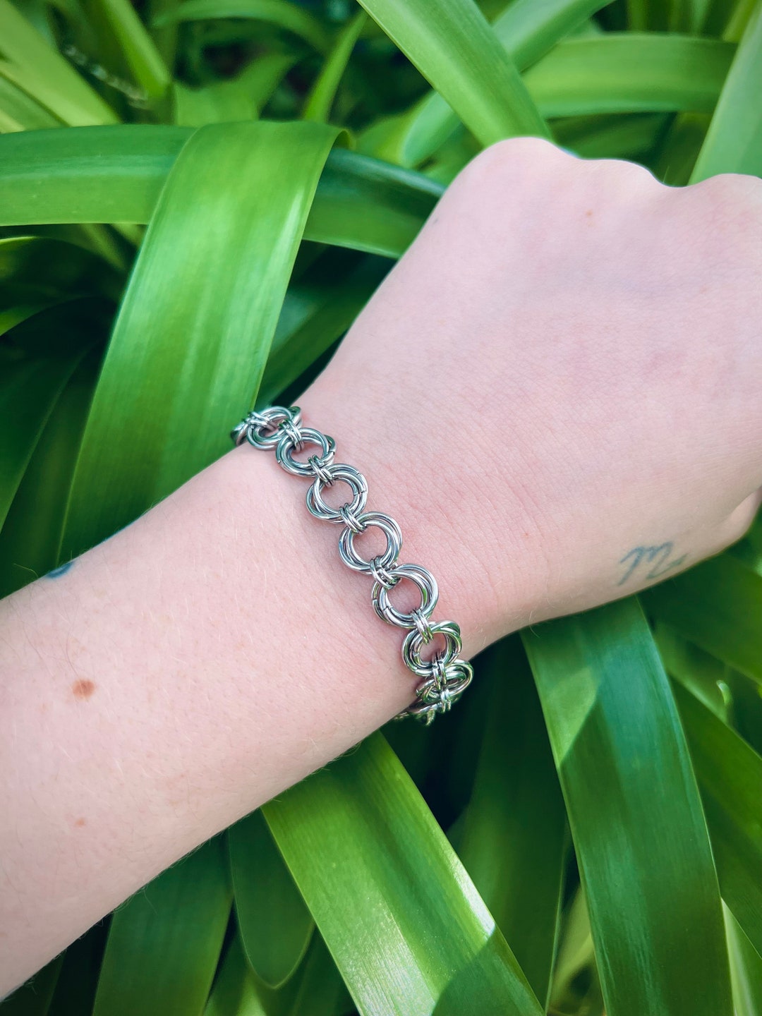 Chainmail Bracelet, Stainless Steel Bracelet - Etsy