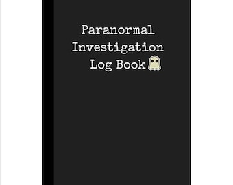 Paranormal Log Book - Etsy